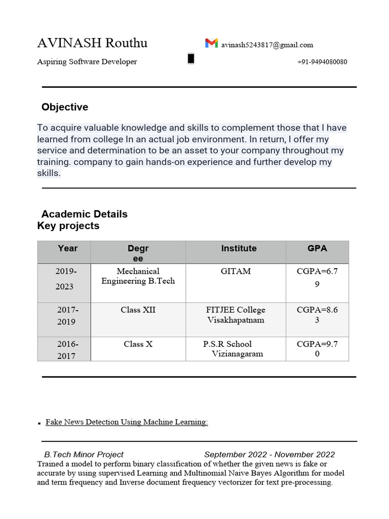 Avinash Resume. | PDF | Amazon Web Services | Software