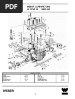 Weber 40 IDF 70 Parts Manual | PDF