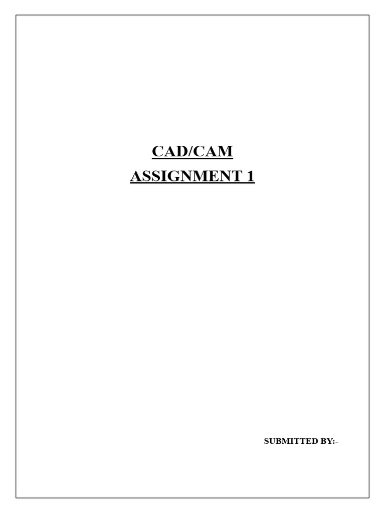 CAD Assignment | PDF | Liquid Crystal Display | Bit