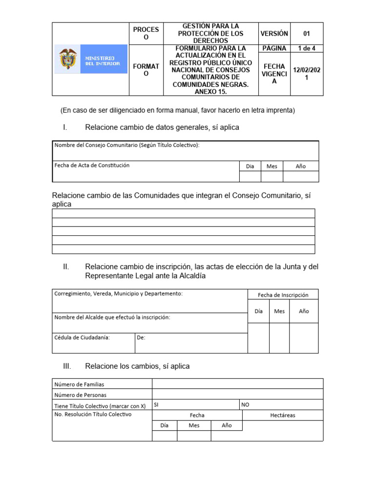 anexo_15_formulario_para_la_actualizacion_en_el_registro_publico_unico ... anexo_15_formulario_para_la_actualizacion_en_el_registro_publico_unico ...