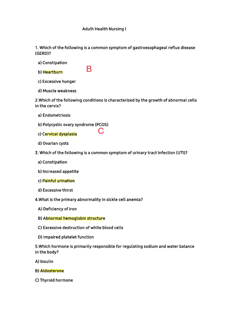 Aman Final Ahn Sol by Aziz | PDF | Kidney | Anemia
