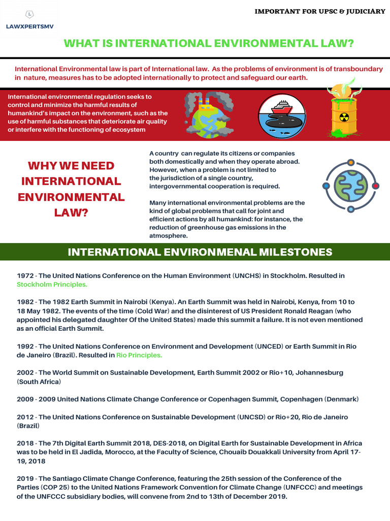 International Environmental Law Overview | PDF | Sustainability ...