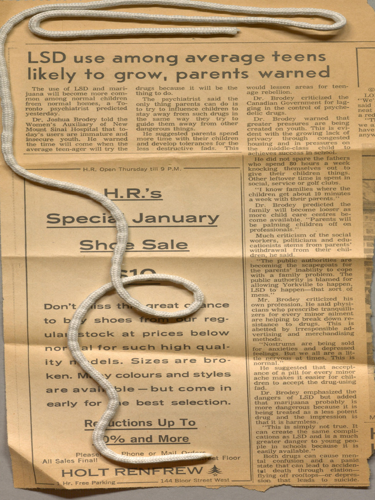 News Clipping, LSD Use Among Teens | PDF