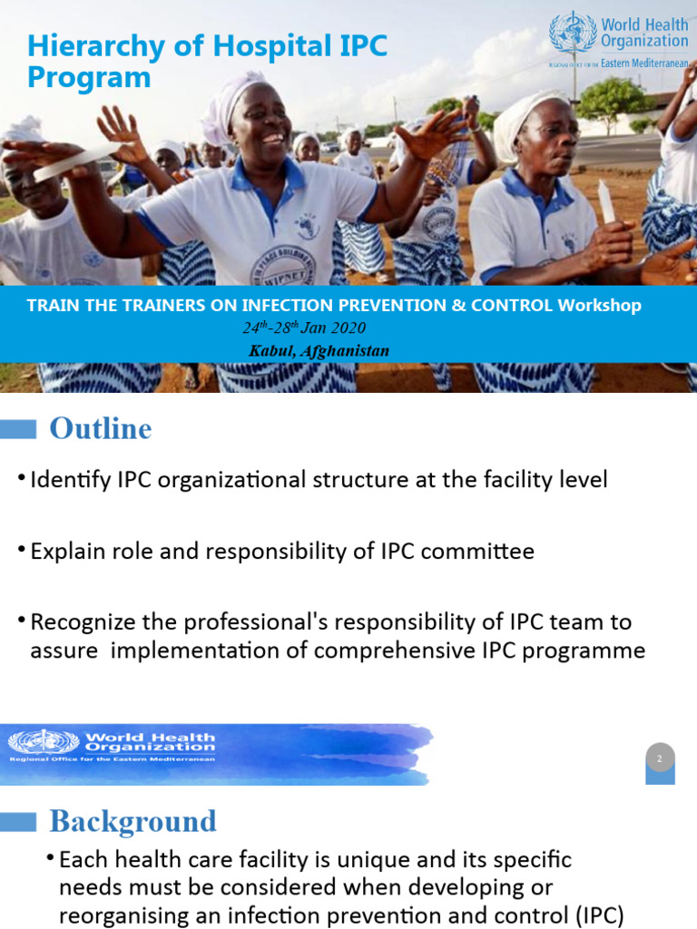 Hierarchy of Hospital IPC Program | PDF | World Health Organization ...