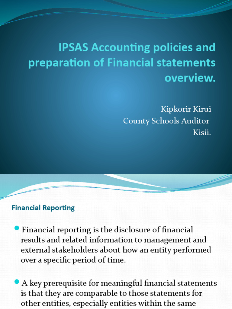 IPSAS Financial Reporting Guide | PDF | Financial Statement | Accounting