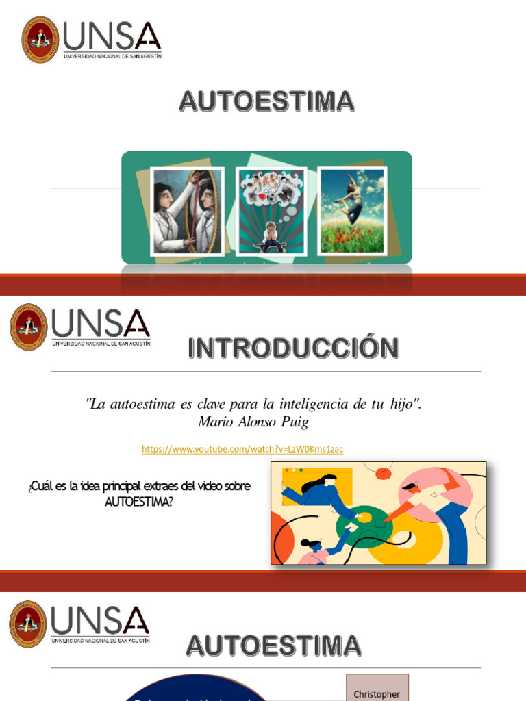 AUTOESTIMA | PDF | Autoestima | Pensamiento