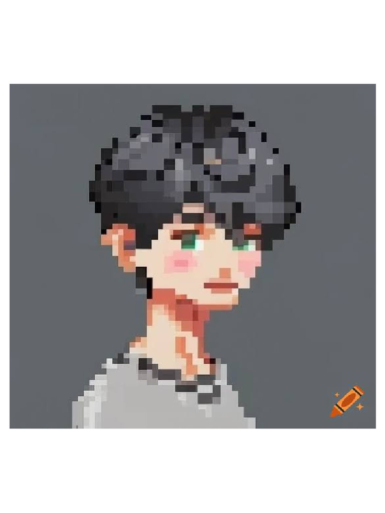 Contoh Anime Pixel Cowok | PDF