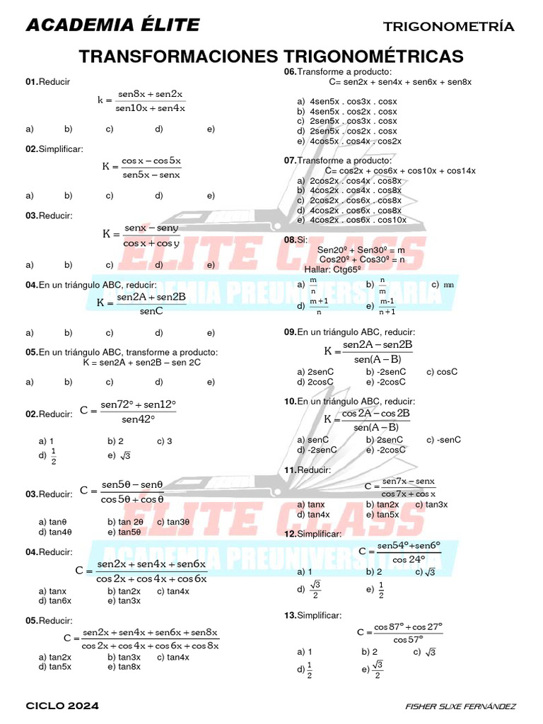 TRANSFORMACIONES | PDF | Matemática Elemental | Simetría