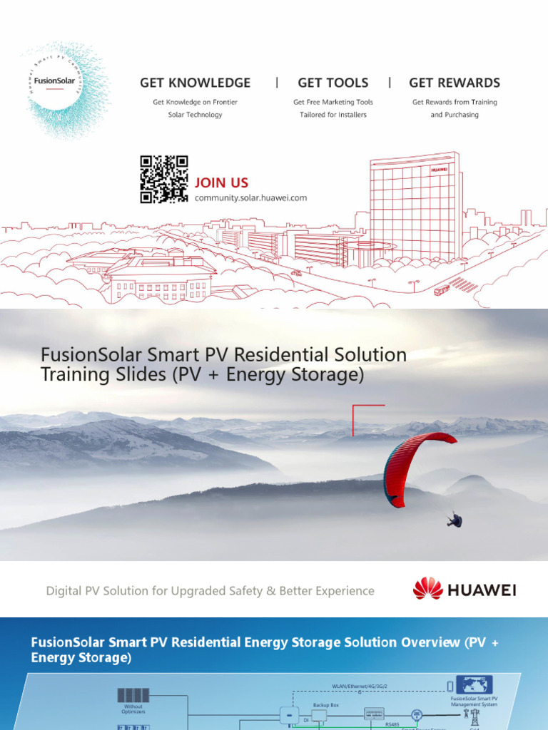 Fusionsolar Smart PV Residential Solution Training Slides - Products ...