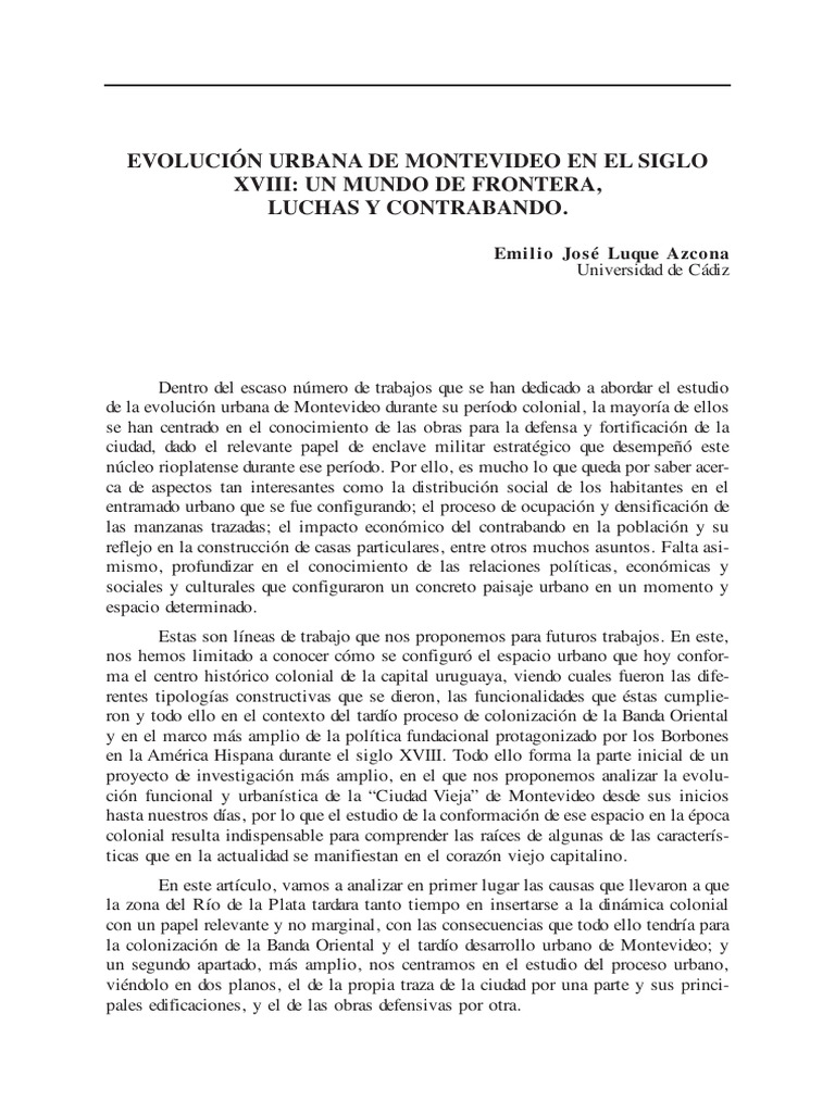 s02-006 Luque Azcona, Emilio Evolución Urbana de Montevideo en El Siglo ...