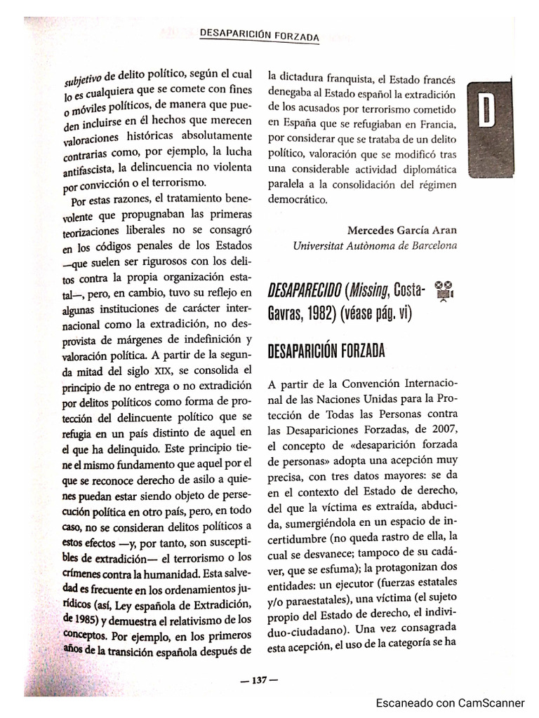 Gatti, Gabriel. (2013) - Desaparición Forzada. Diccionario de La ...