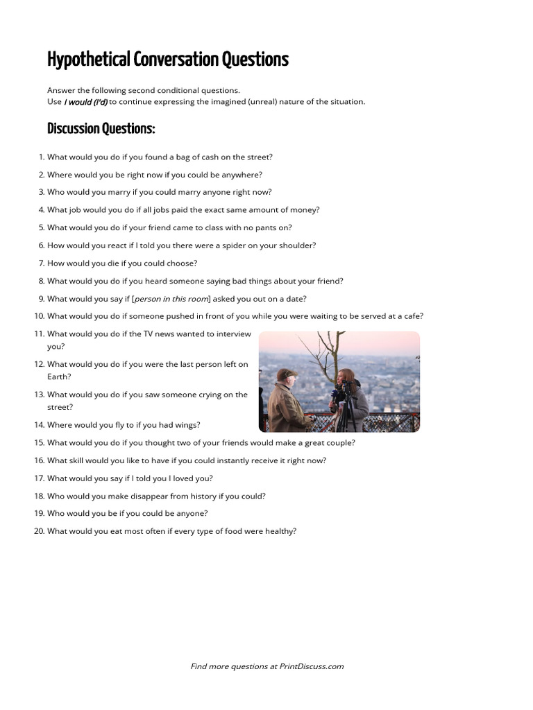 Hypothetical Questions | PDF