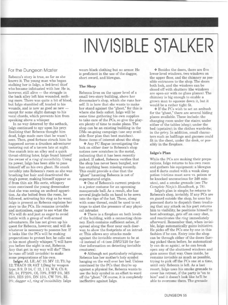 Stalker Invisível | PDF