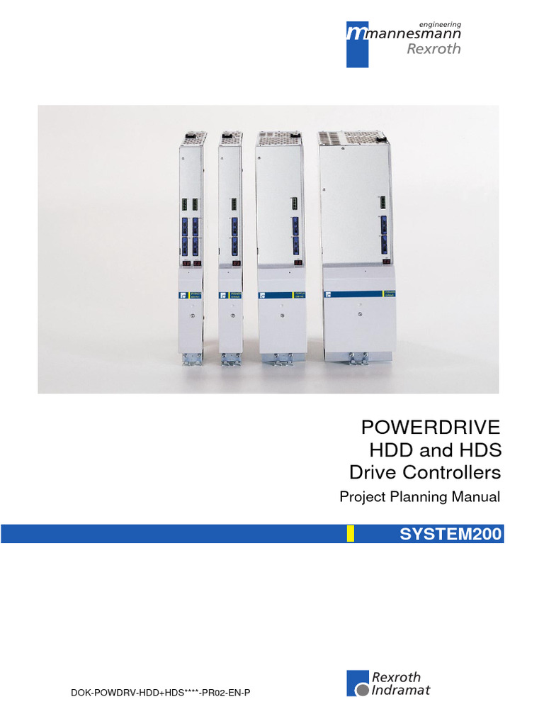 Powerdrive HDD and Hds Drive Controllers: Rexroth | PDF | Safety ...