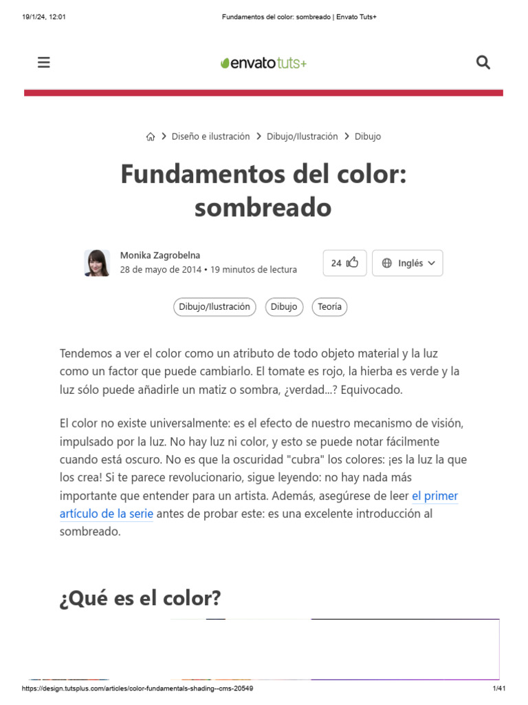Fundamentos del color y sombreado | PDF | Color | Sombra