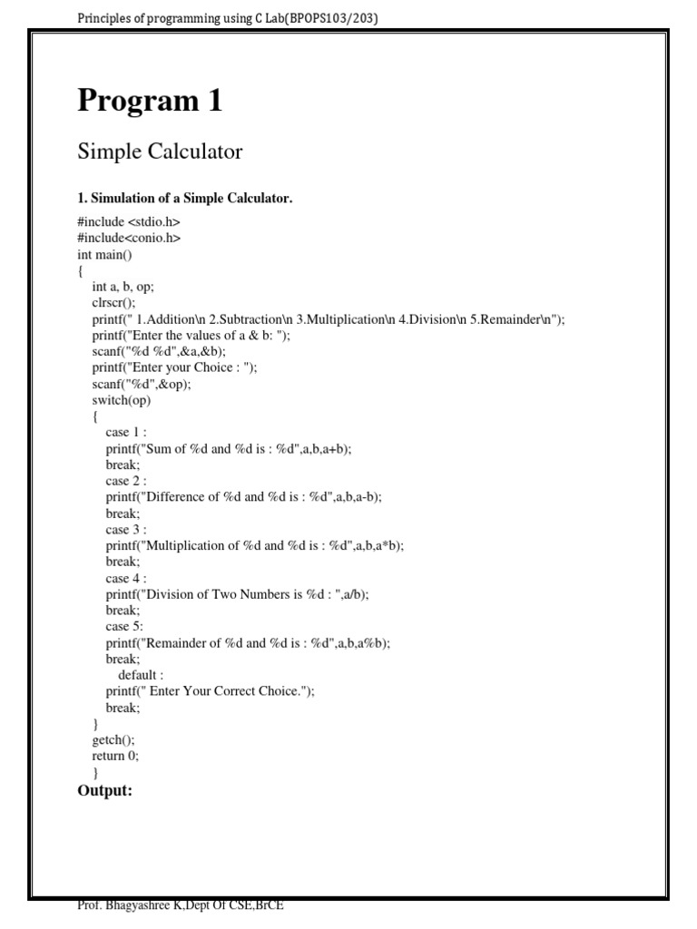 C Programming Lab Exercises | PDF | Pointer (Computer Programming) | Computer Programming