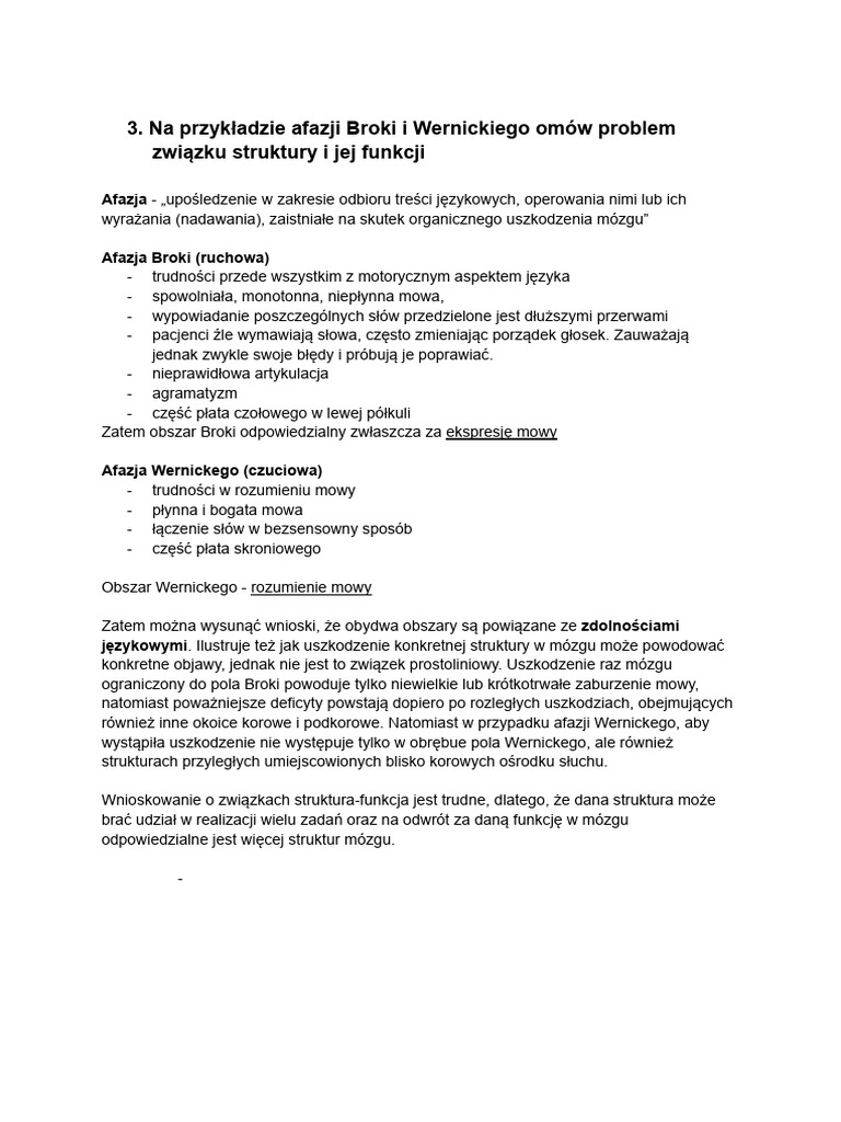 Pytanie 3 - Obrona Magisterska Psychologia SWPS | PDF