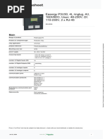 Datasheet - Easergy P5 Protection Relays - P5F30 | PDF ...