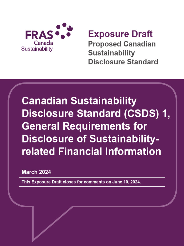 CSSB Ed CSDS 1 | PDF | International Financial Reporting Standards | Risk