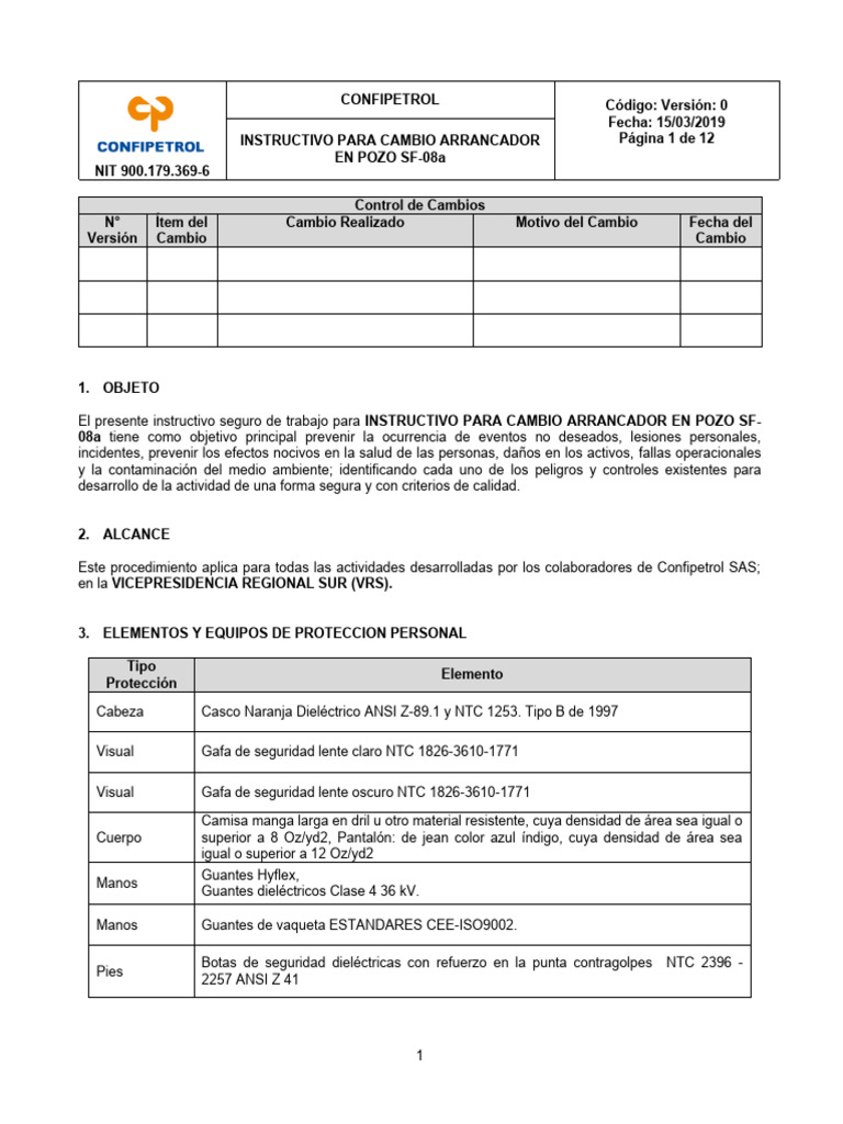 Instructivo para Cambio de Arrancador en Sf8a | PDF | Ingenieria ...