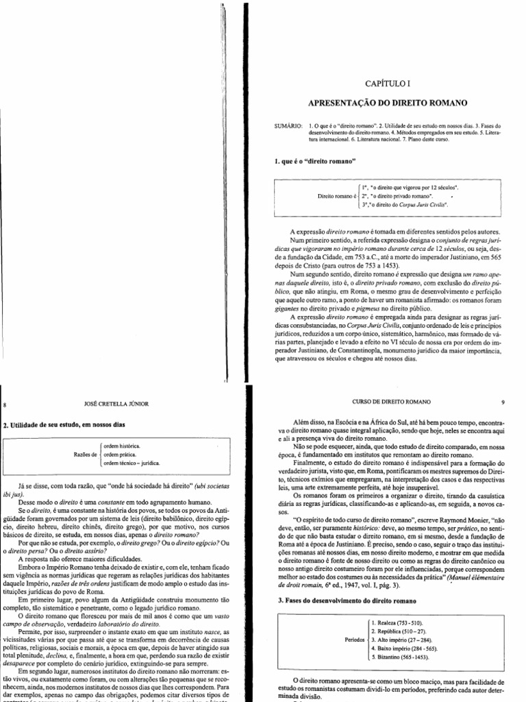 Jose Cretella Junior Curso de Direito | PDF