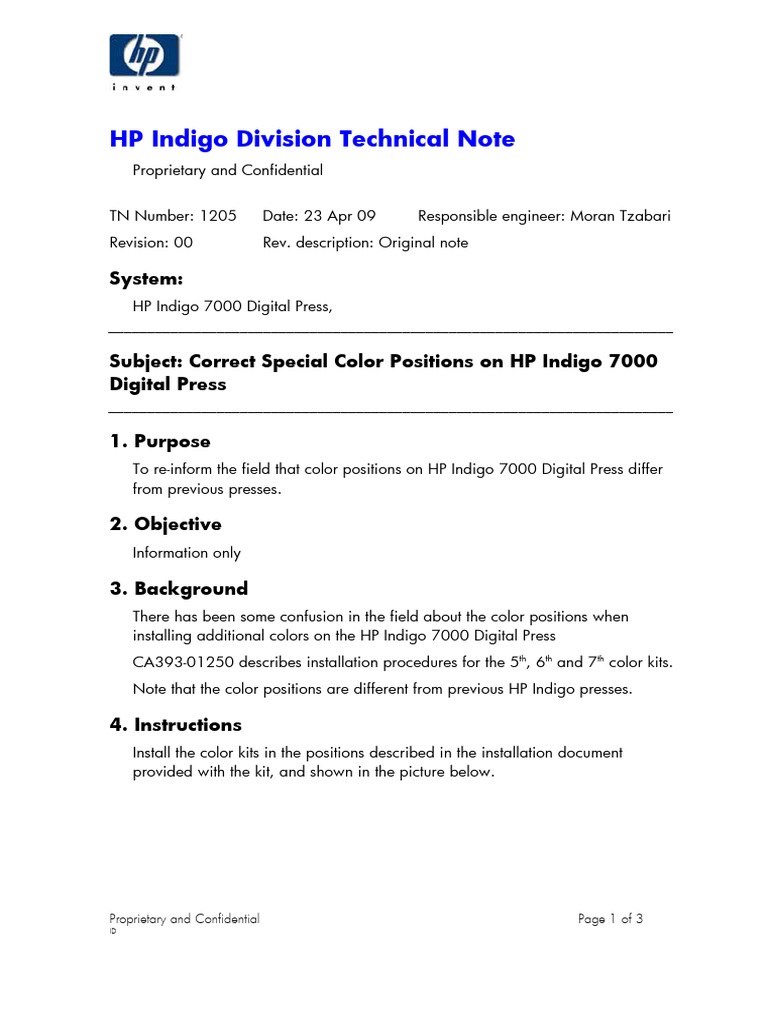 TN-1205 - Correct Special Color Positions On HP Indigo 7000 Digital ...