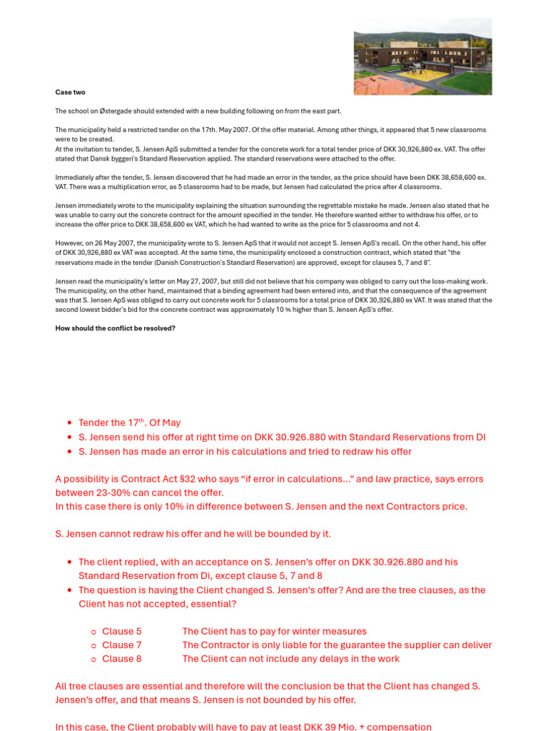 Case Two. The School With Answers | PDF | Business | Business Law