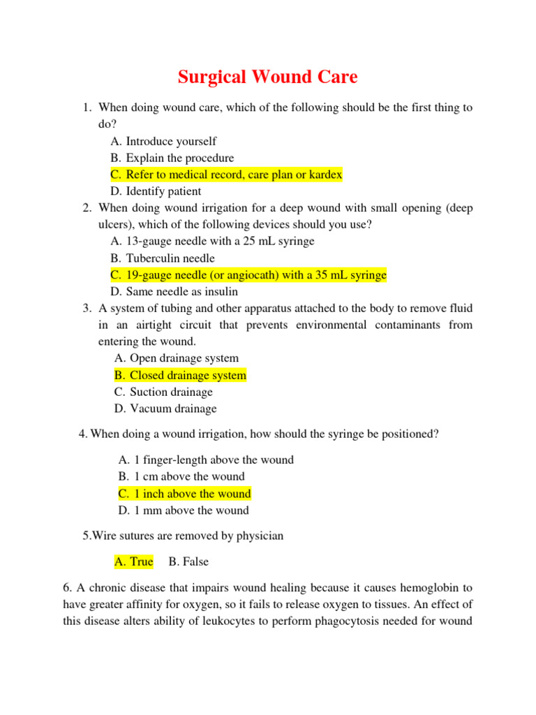 Extra.Surgical-Wound-Care | PDF | Wound | Wound Healing