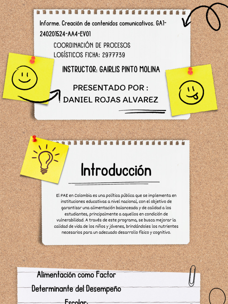 Informe. Creación de Contenidos Comunicativos. GA1-240201524-AA4-EV01 | PDF | Aprendizaje