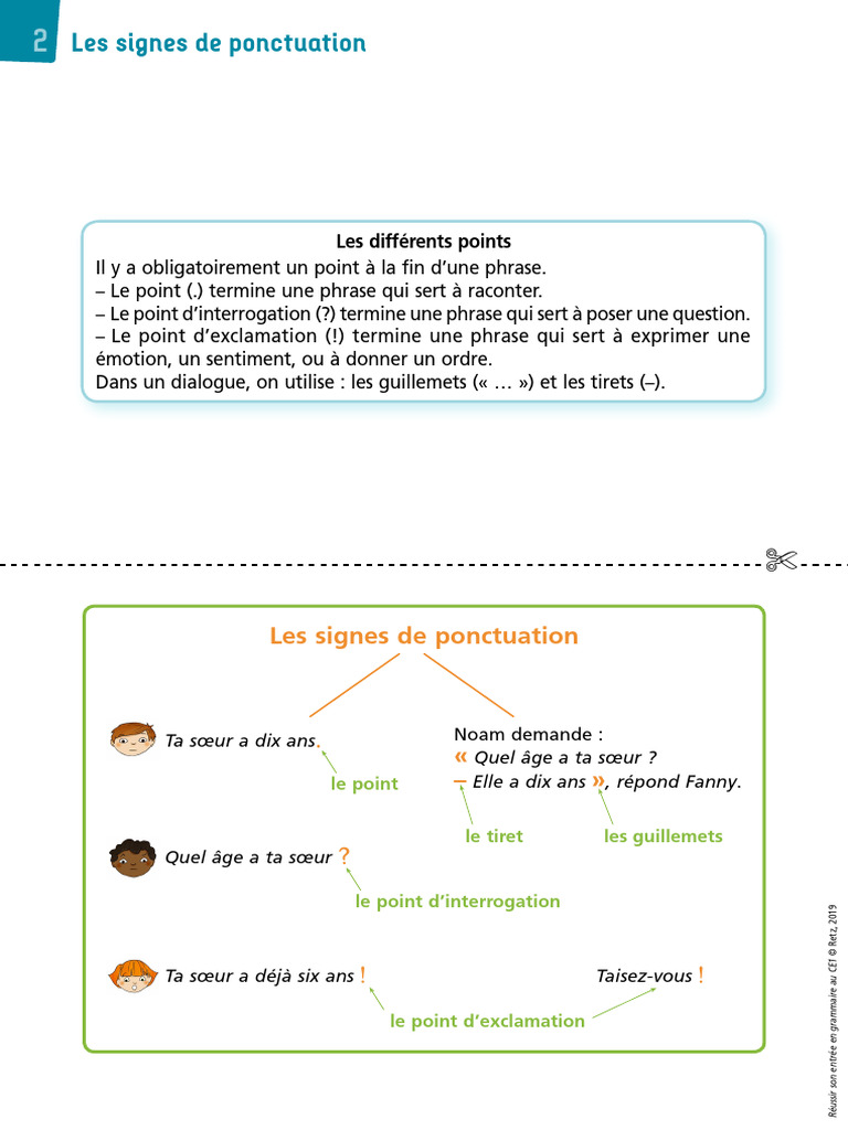 Les Points de Ponctuation au CE1 | PDF | Arts du langage et discipline