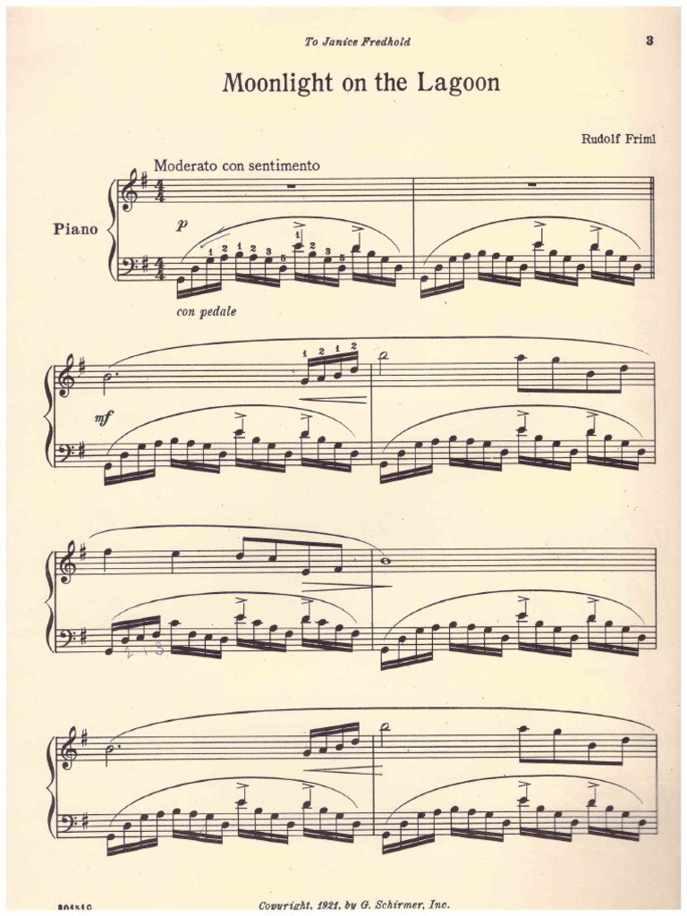 Moonlight On The Lagoon | PDF