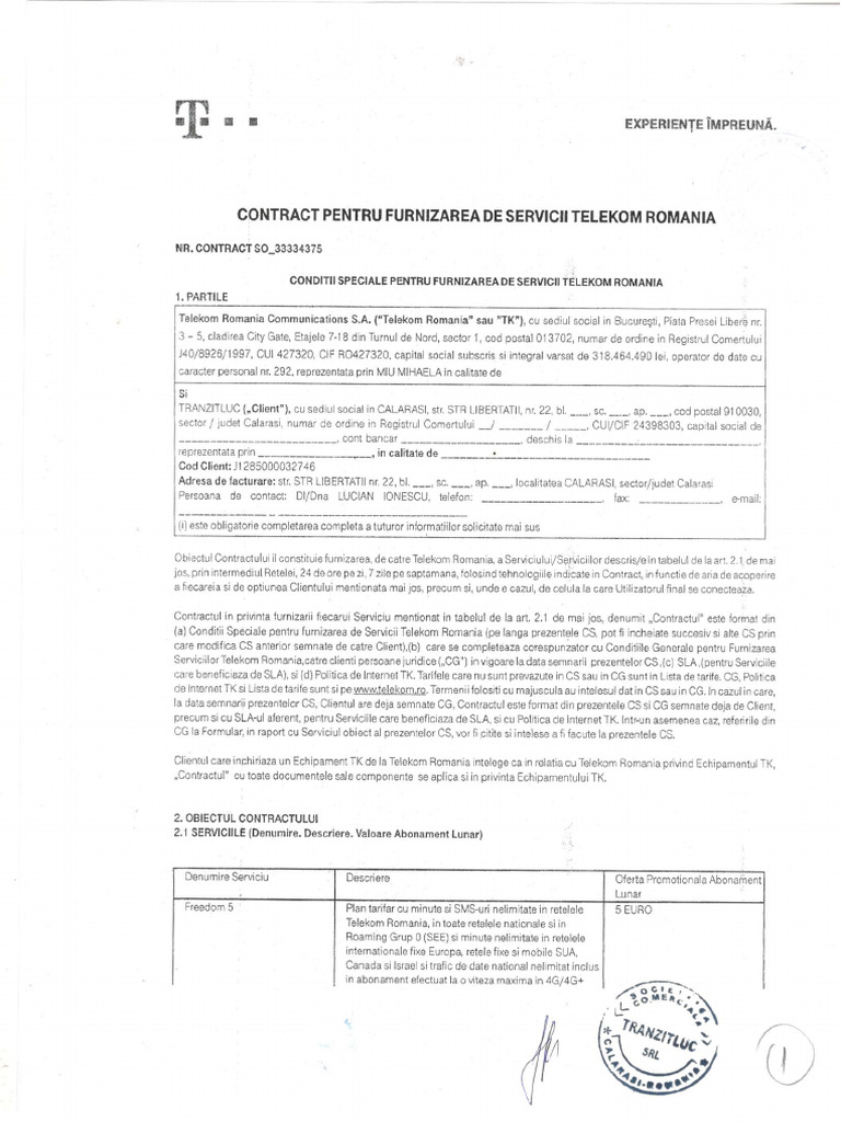 Contract Telekom | PDF