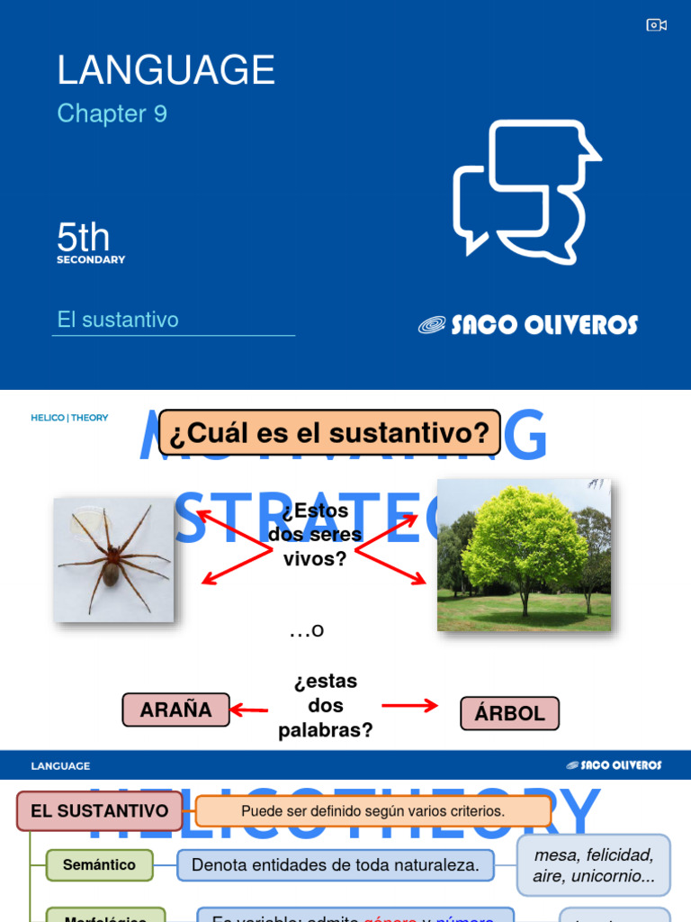 Lenguaje - Sustantivo | PDF | Sustantivo | Género gramatical