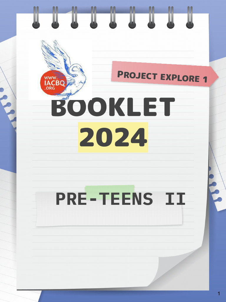 Iacbq - Pre Teens 2 - Booklet 2024 | PDF