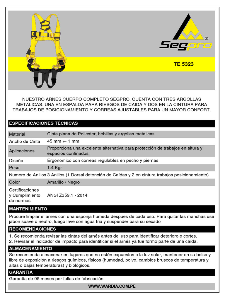 Certificado de Arnes | PDF | Conector eléctrico