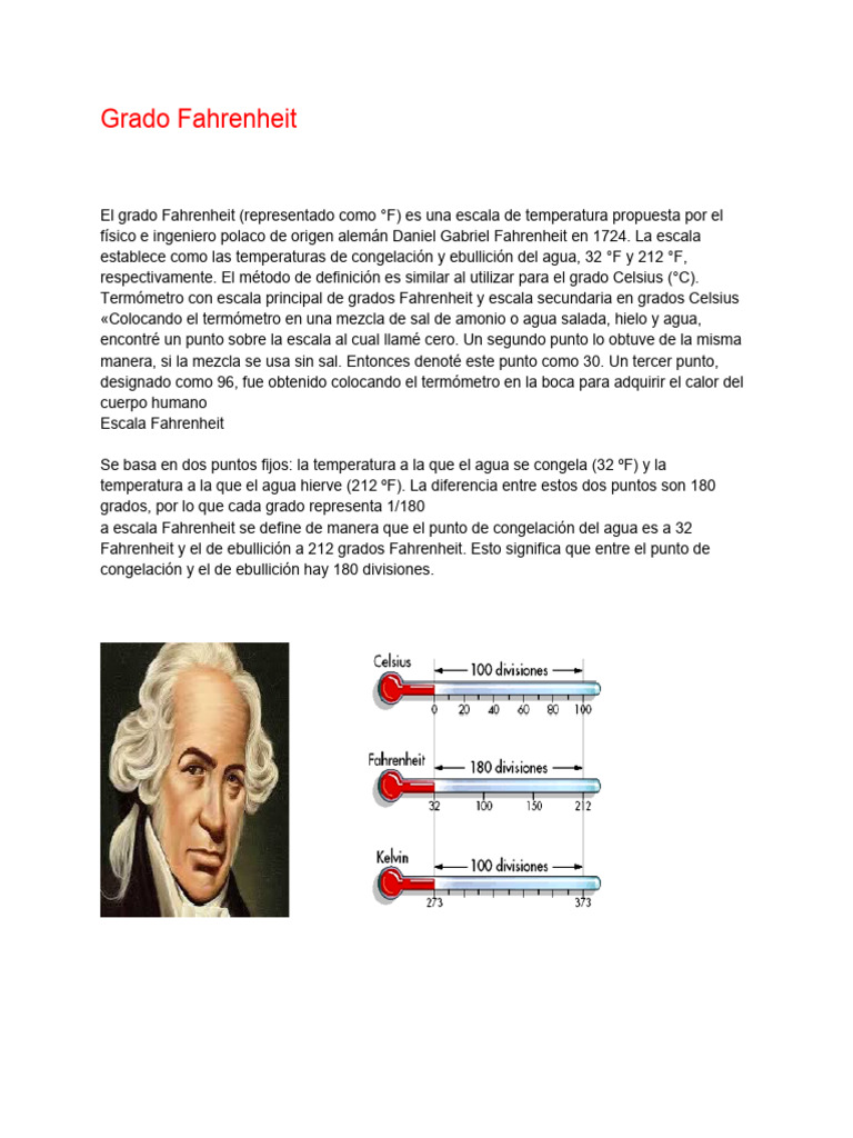 Grado Fahrenheit | PDF