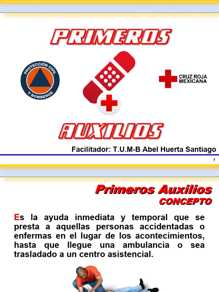 Curso de Primeros Auxilios | PDF | Reanimación cardiopulmonar | Primeros auxilios