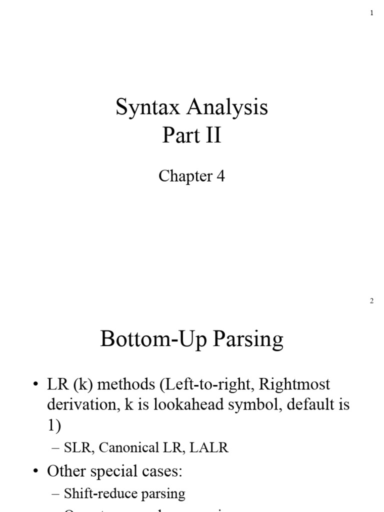 Ch4b Modified | PDF | Parsing | Formalism (Deductive)