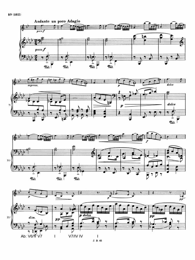 Brahms Clarinet 2nd Movement | PDF