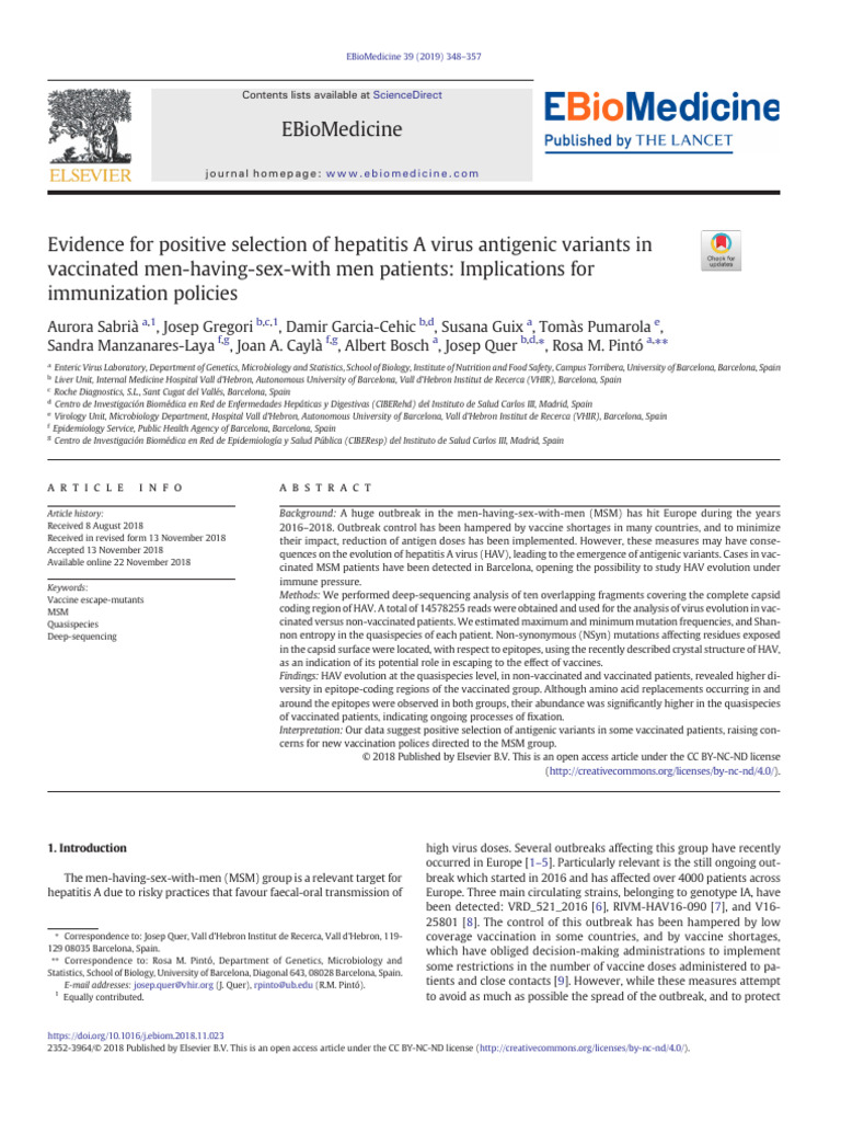VHA Evolucion | PDF | Polymerase Chain Reaction | Complementary Dna