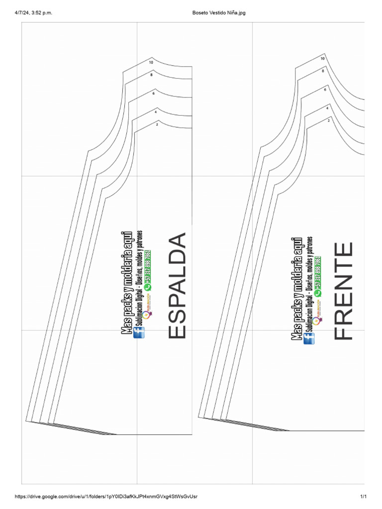 Boseto Vestido Niña - JPG | PDF | Wellness