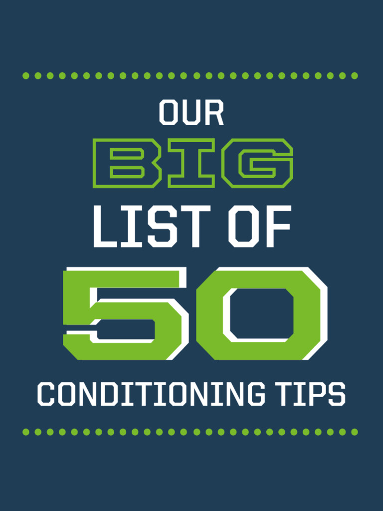 50 Conditioning Tips for Athletes | PDF | Strength Training | Breathing