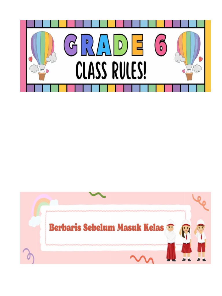 Class Rules | PDF