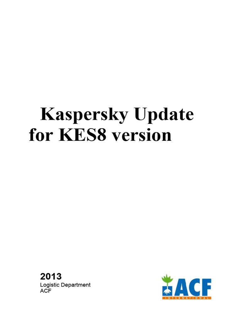 04.kaspersky KES10 Update Without NAS V3 5 | PDF | Microsoft Windows | Computer Network