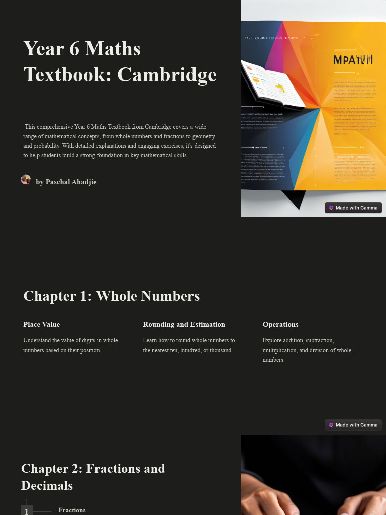 Year 6 Maths Textbook Cambridge | PDF | Equations | Numbers