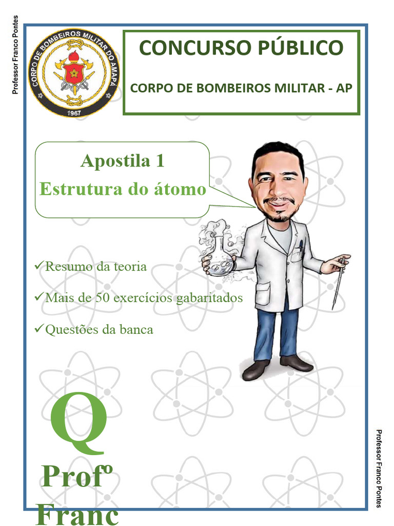 Apostila 1 - Estrutura Do Átomo e Tabela Periódica (Teoria + Exercícios ...