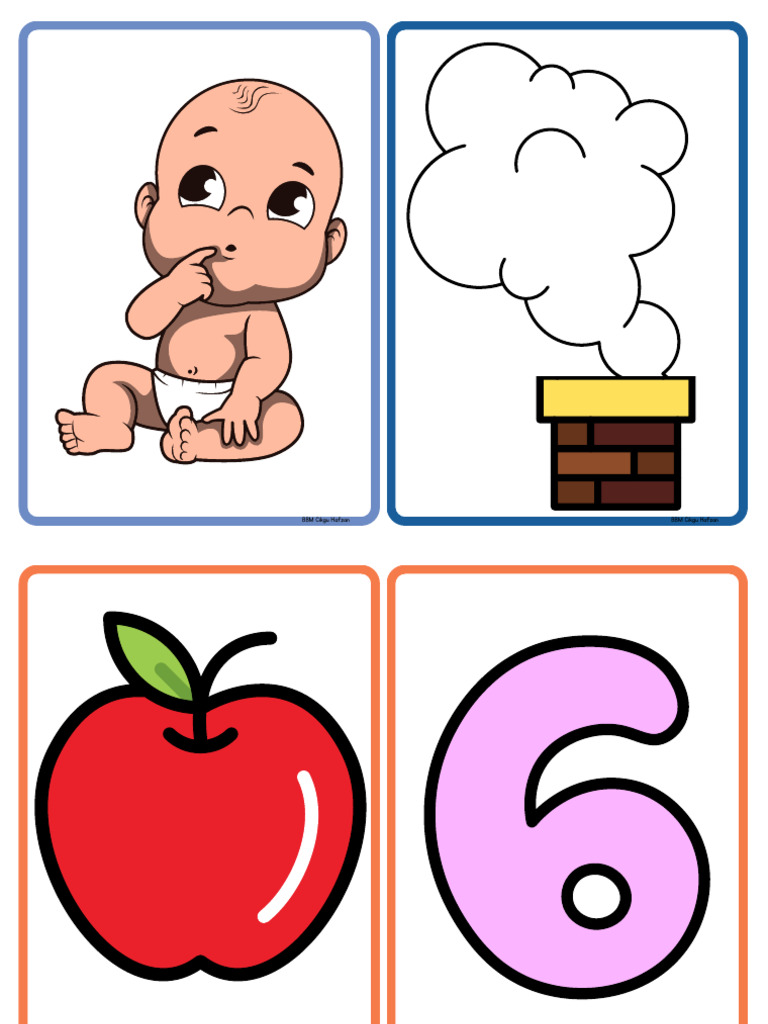 Flashcard Gambar Dan Perkataan V KVK | PDF