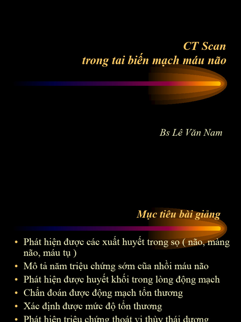 CT Scan Trong TBMMN | PDF
