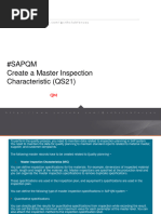 Sap Quality Management Master Data Tables | PDF | Data | Quality Management