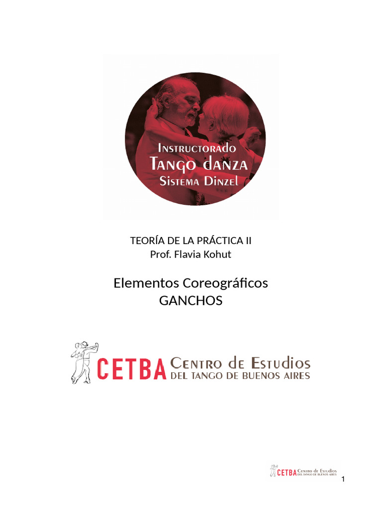Técnicas de Ganchos en el Tango | PDF | Rodilla | Pie